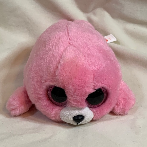 Ty | Toys | Ty Beanie Boo Pink Pierre The Seal Plush Stuffed Animal ...